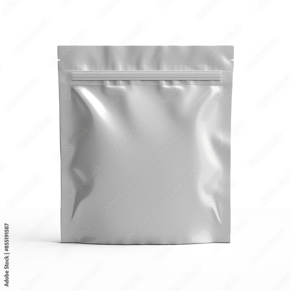 High-Resolution Mylar Bag Mockup | Isolated on Transparent & White ...