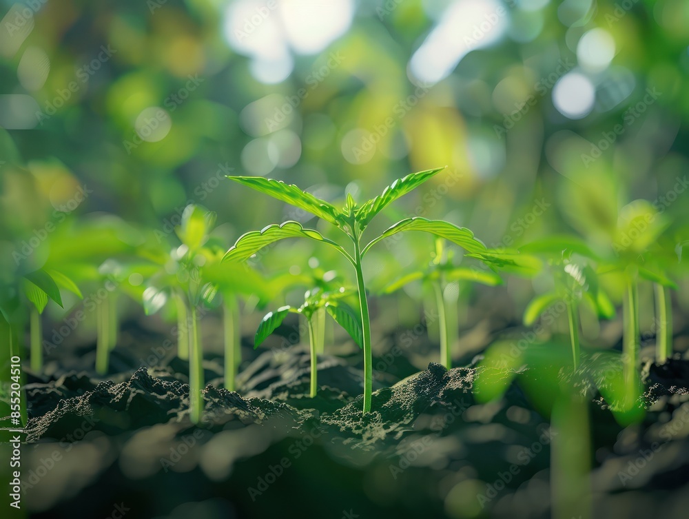 Nature and Technology Harmony: Sustainable Seed Planting with UHD 8K ...