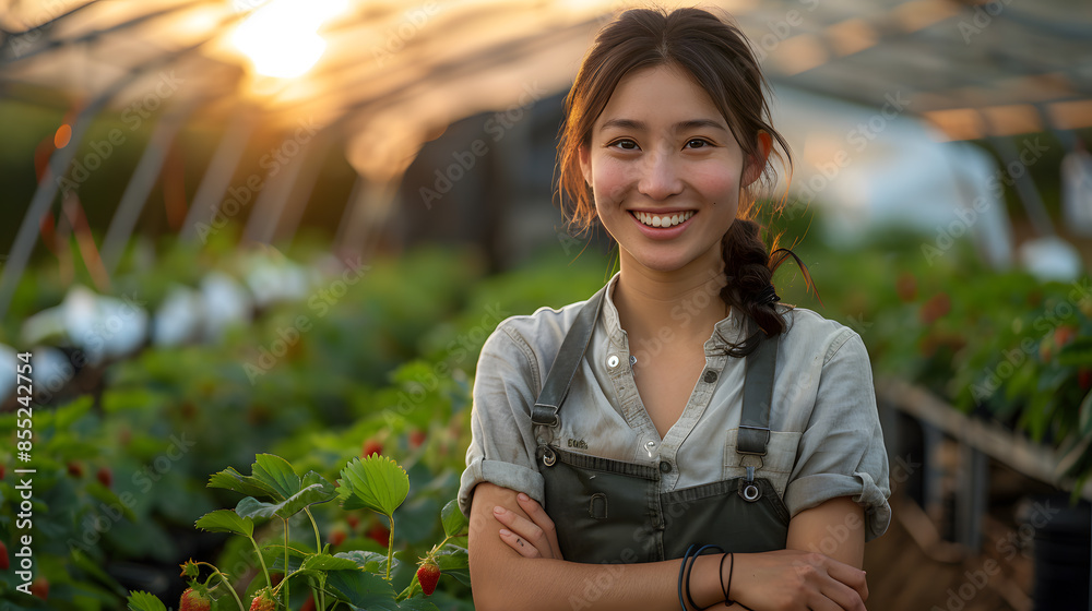 Life on the farm is awesome. Cropped portrait of an attractive young ...