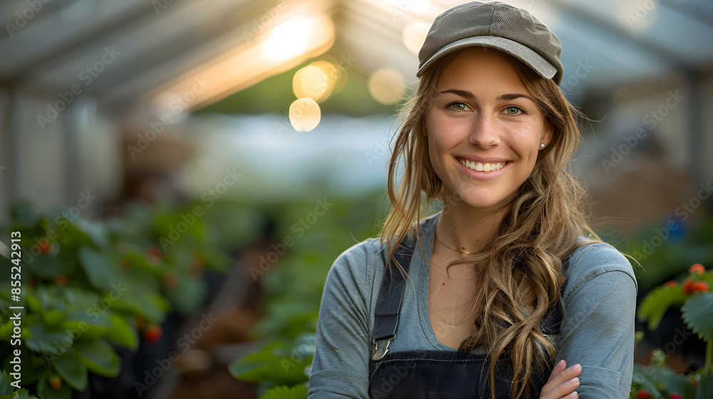 Life on the farm is awesome. Cropped portrait of an attractive young ...