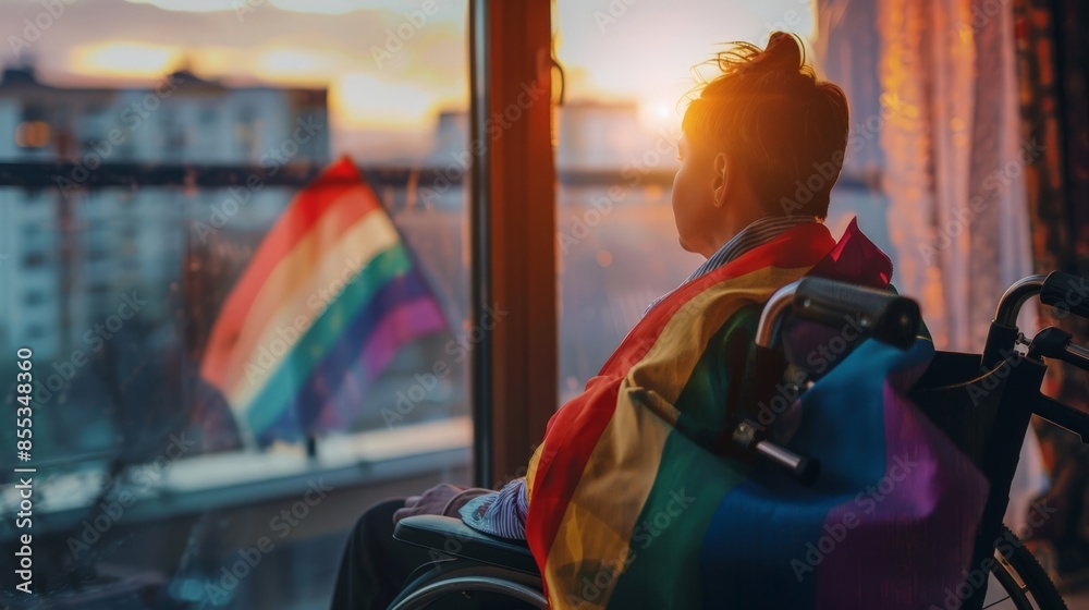 LGBTQ Pride Flag: A Symbol of Inclusivity and Diversity Stock ...