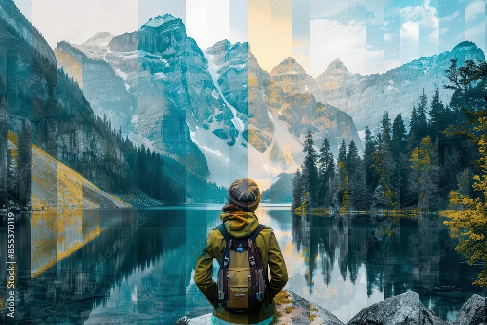summer outdoor adventure themes and color palettes for authentic stock ...