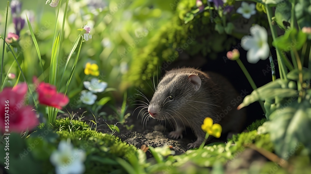 Mole animal ecology stock photos These images provide valuable insights ...
