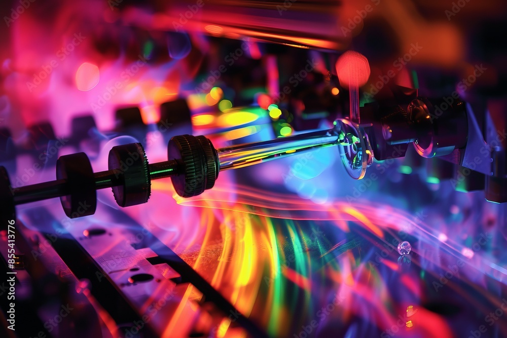 A highenergy visualization of Raman spectroscopy with laser light ...