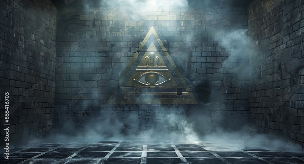 Anubis of Ancient Egypt (God of Death). Dark abstract Egyptian ...