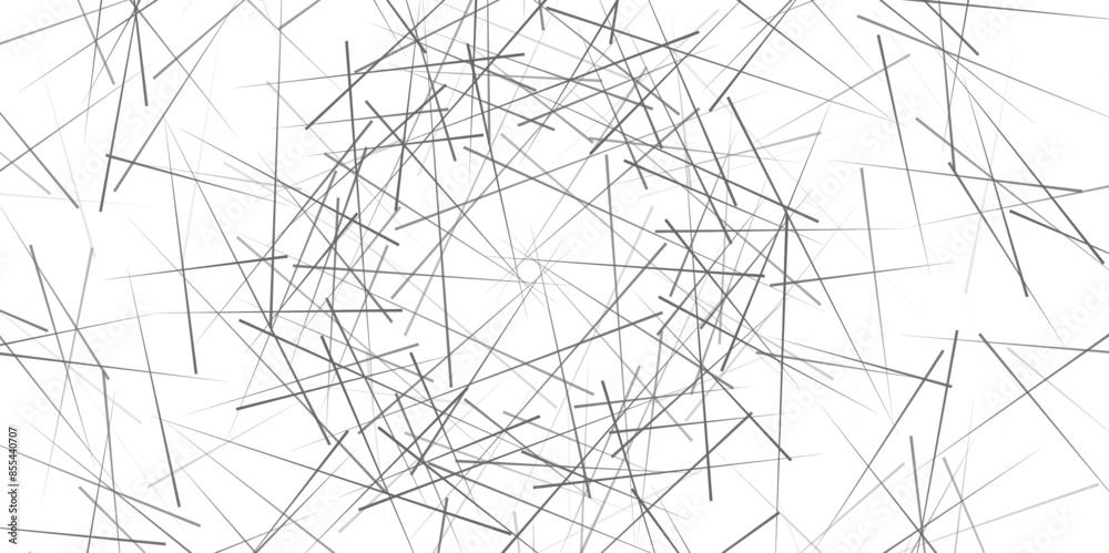 Horizontal template with chaotic lines. Abstract geometric pattern ...