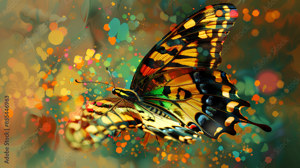 butterfly, moth, flutter, wings, chrysalis, metamorphosis, antennae ...