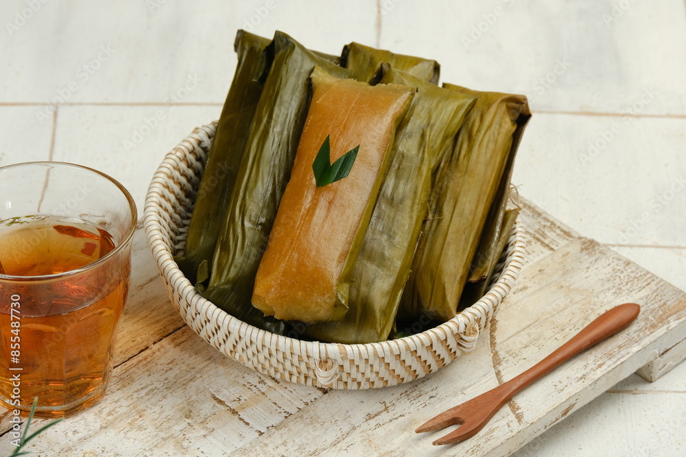 Ketimus or lemet singkong is a traditional cake that uses processed ...