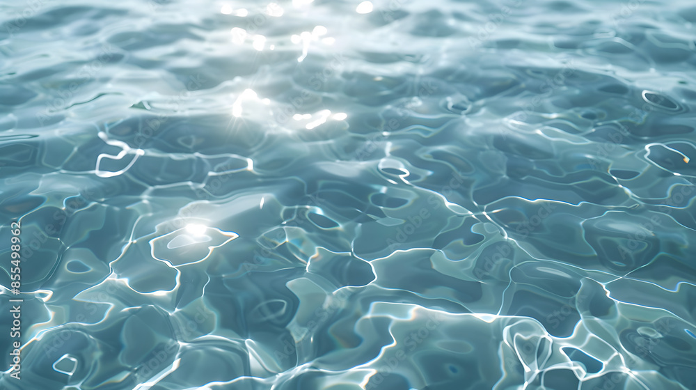 Clean Water Texture. Realistic Water Surface Overlay. Transparent ...