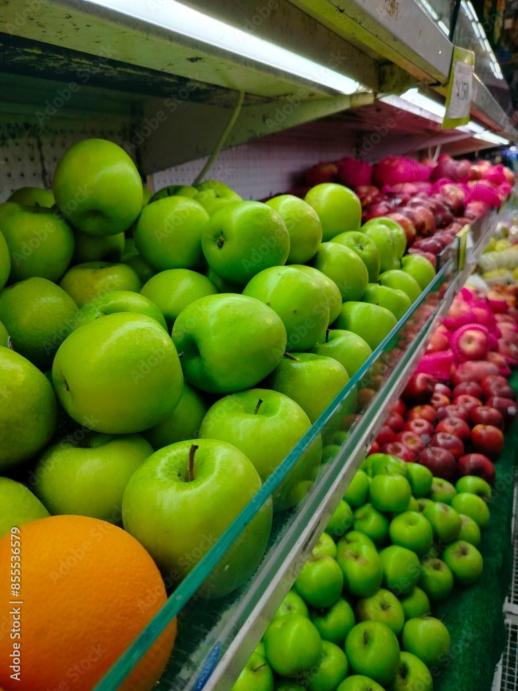 Batam, Indonesia - August 6, 2024 :Fruit and food supermarket. Photos ...