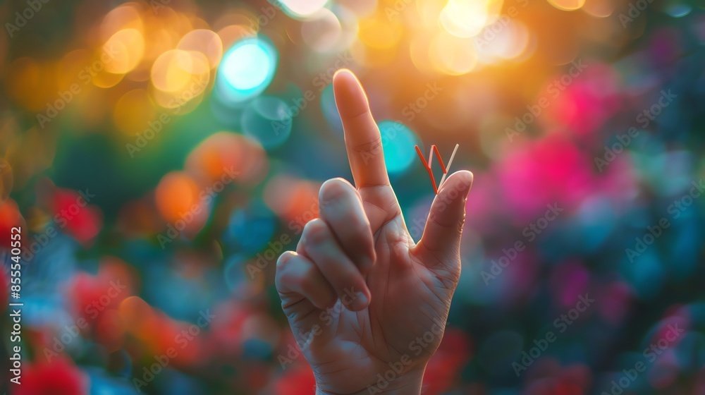 deaf person hand gesture, Deaf people's hand gestures, greeting the ...