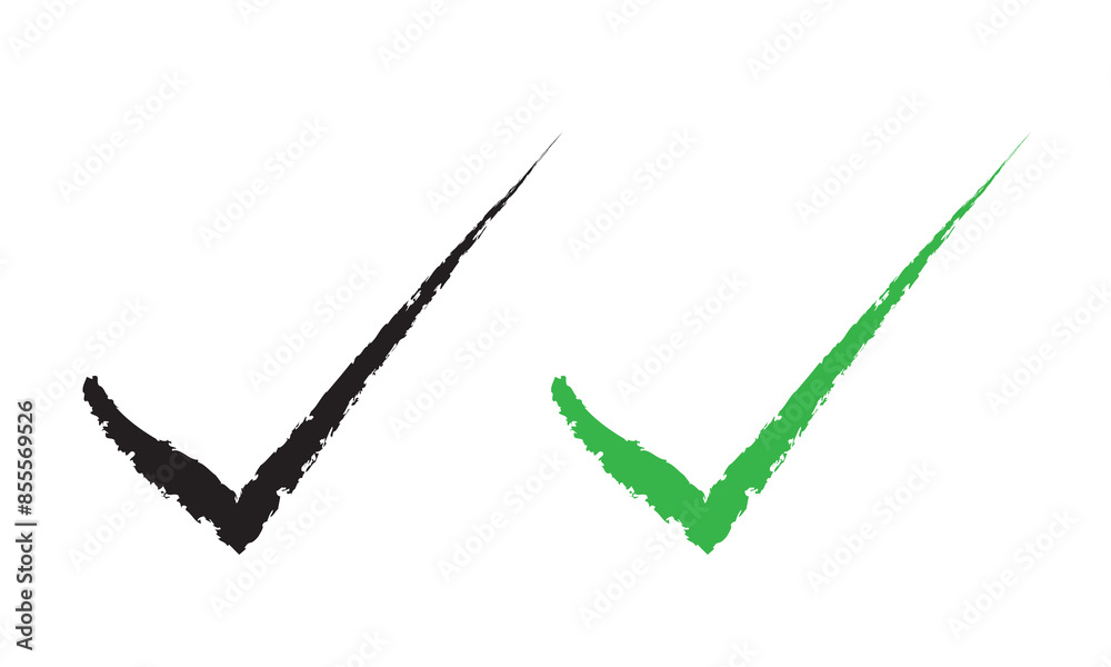 Checkmark done icon. Check mark select tick icon. Vector illustration ...
