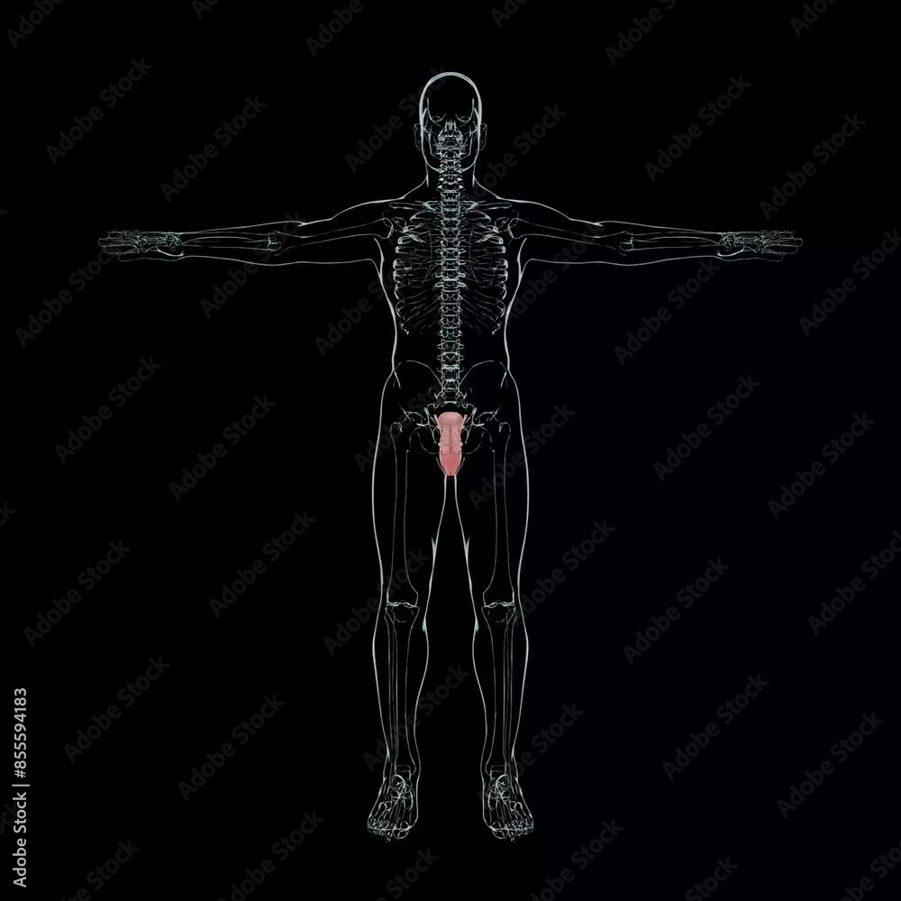 This 3D animation visually depicts the prostate gland and its location ...