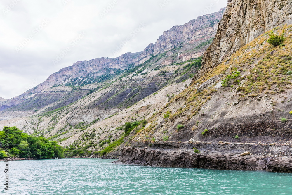 Sulak Canyon - a canyon in the valley of the Sulak River, the deepest ...