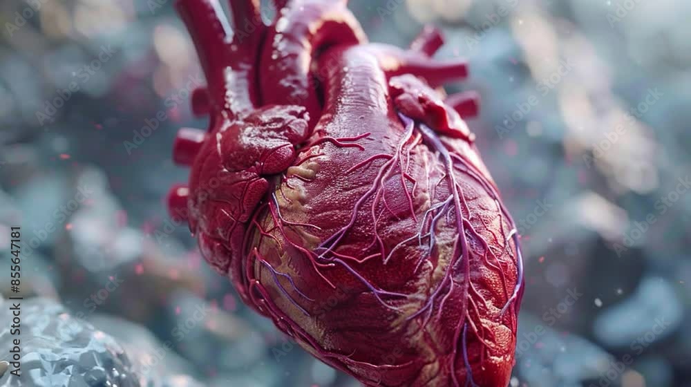 Explore the intricacies of an injured heart with real and 3D images ...
