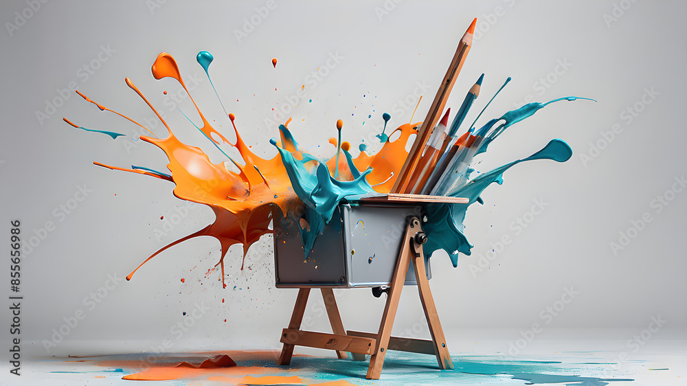 Capture dynamic splashes of art in a flying fashion photography" with ...