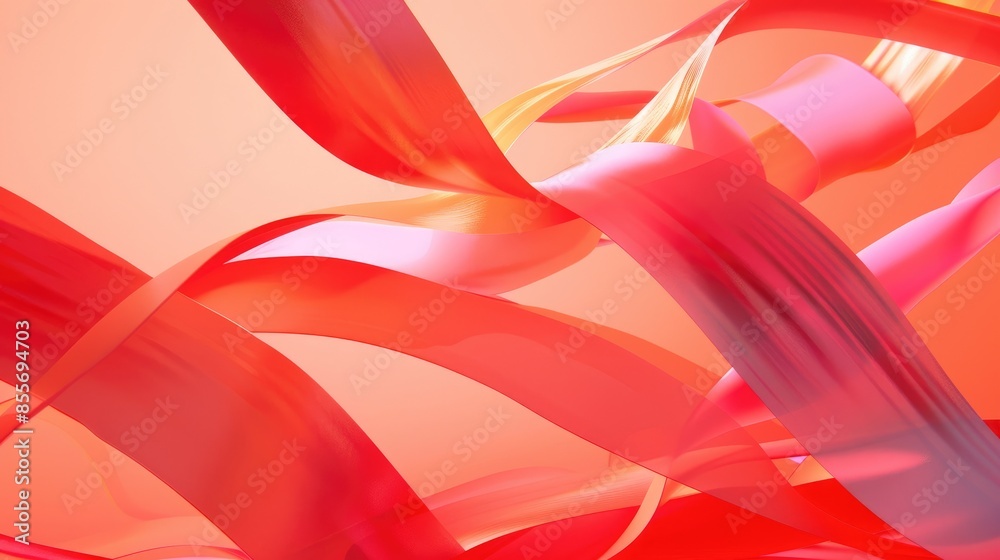 A collection of 10 motion graphic design elements featuring tapered ...