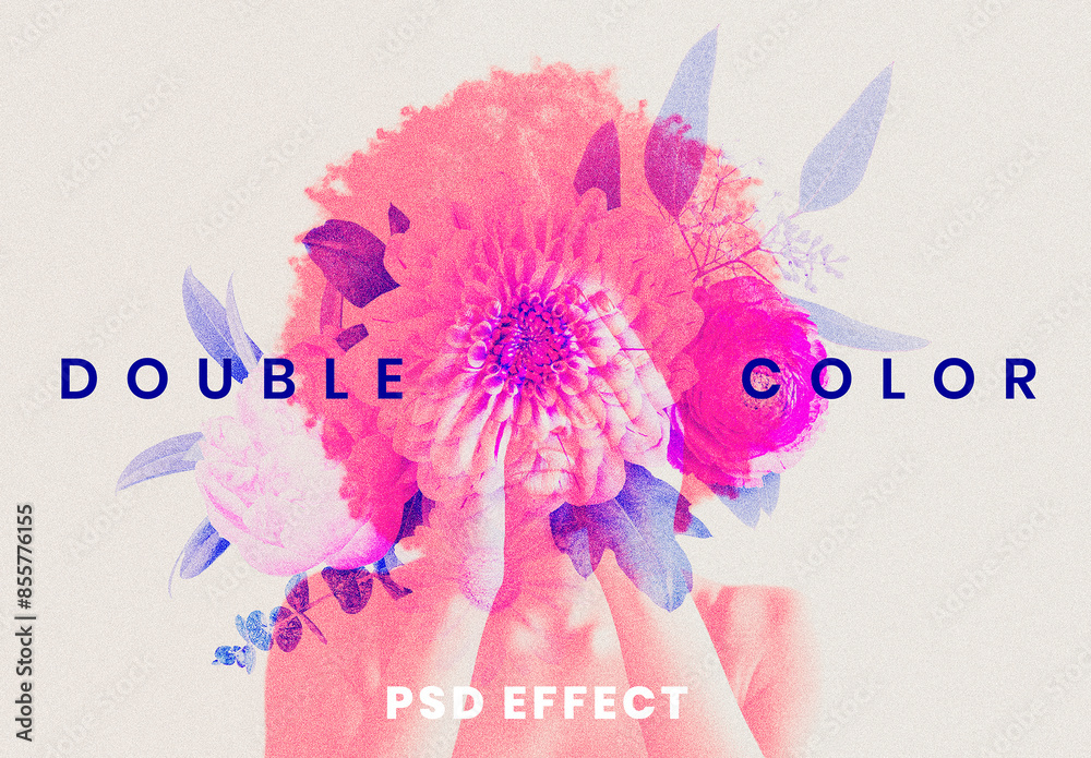Double Color PSD Filter Effect Stock Template | Adobe Stock