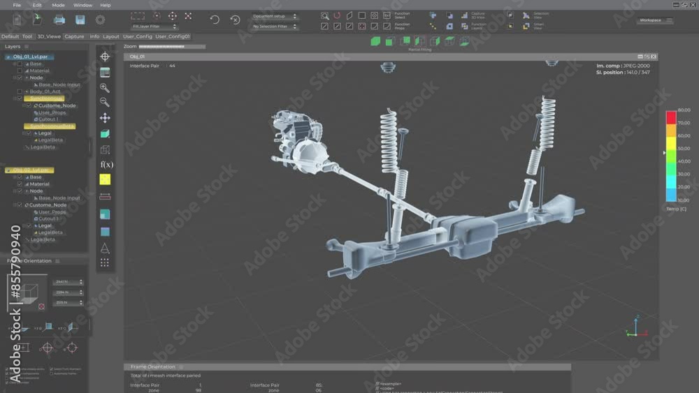 Drafting mechanism model in the modern 3D engineering computer software ...