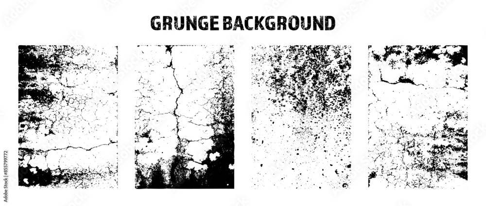 Grunge overlay texture. Old dirty concrete background with cracks and ...