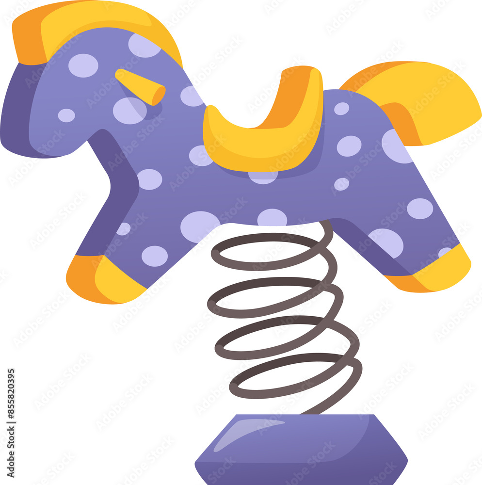 Kids playground elements, children park play equipment. Cartoon slide ...