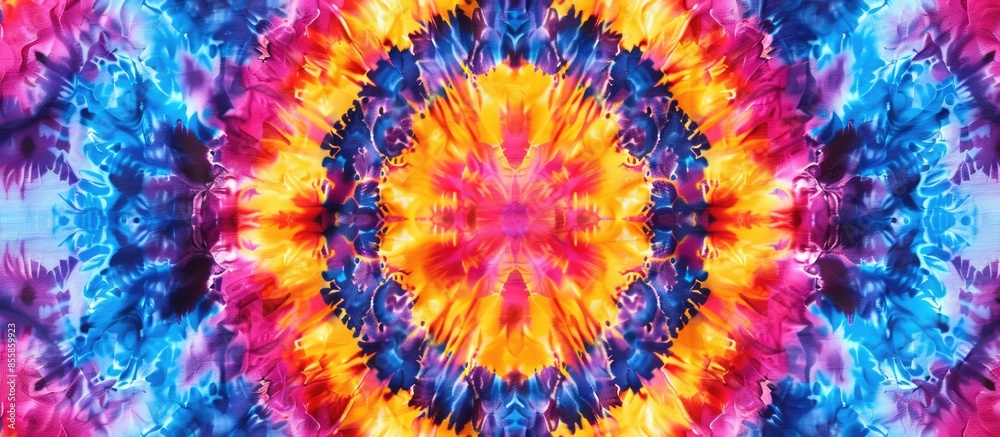 High resolution seamless tie dye pattern for covering textile surfaces ...