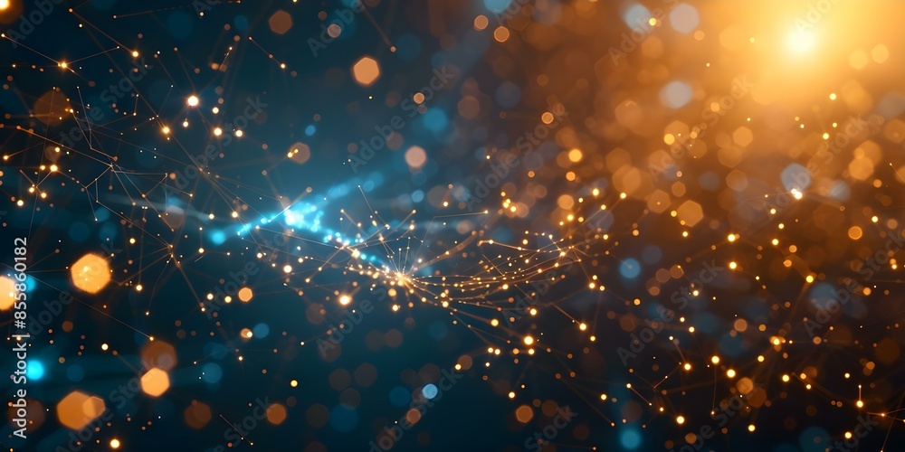 Visual Representation Of Data Transfer In A Basic Network Demonstrating Connectivity And
