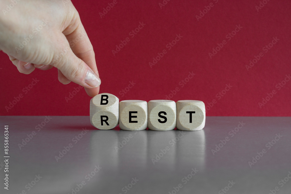 Best rest symbol. Hand turn wooden cubes and changed the word Rest to ...