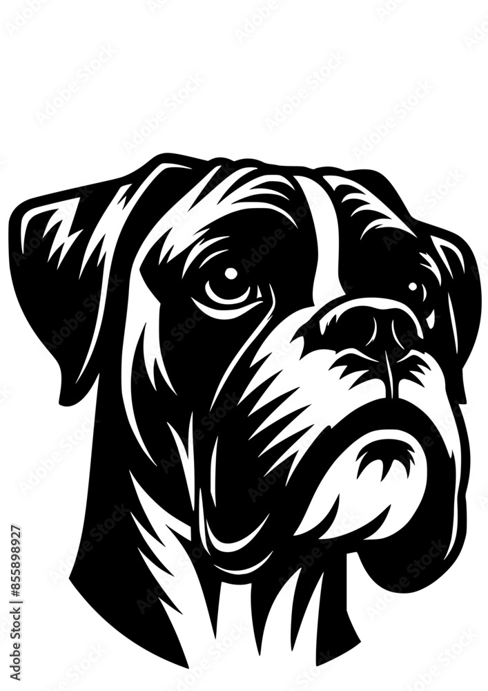 Boxer Dog SVG, Dog Breed SVG, Dog SVG, Pet SVG, Dog Lover SVG, Peeking ...