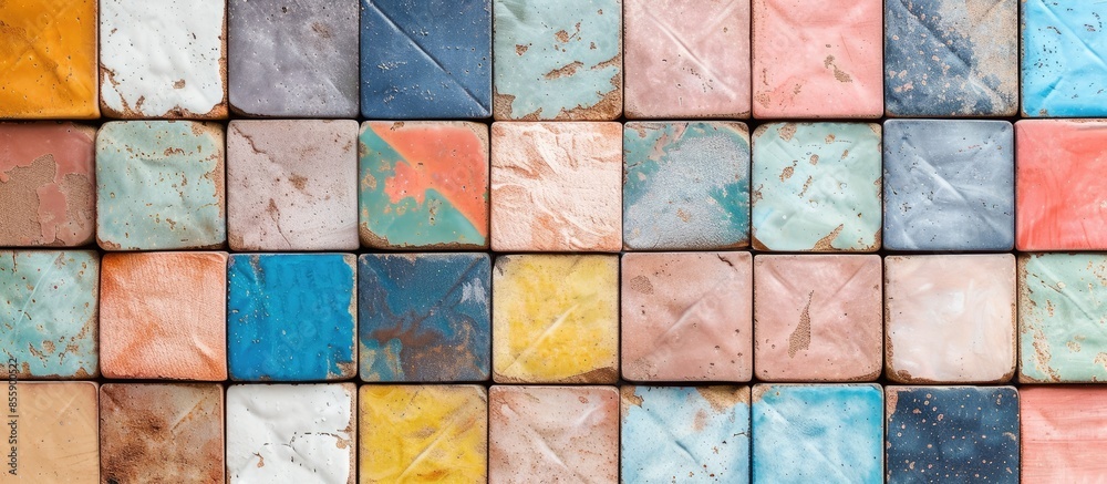 Colorful wall tile design for multicolor wallpaper texture used ceramic ...