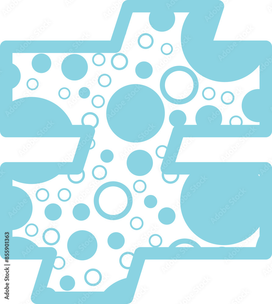 Bubble English font vector shape Stock Vector | Adobe Stock