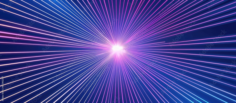 ภาพประกอบสต็อก Light rays. Neon radial lines background for comic book ...