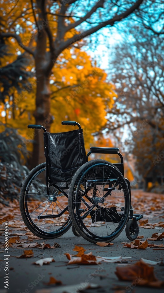Wheelchair and Disabled Person Concept, Highlighting Disability ...