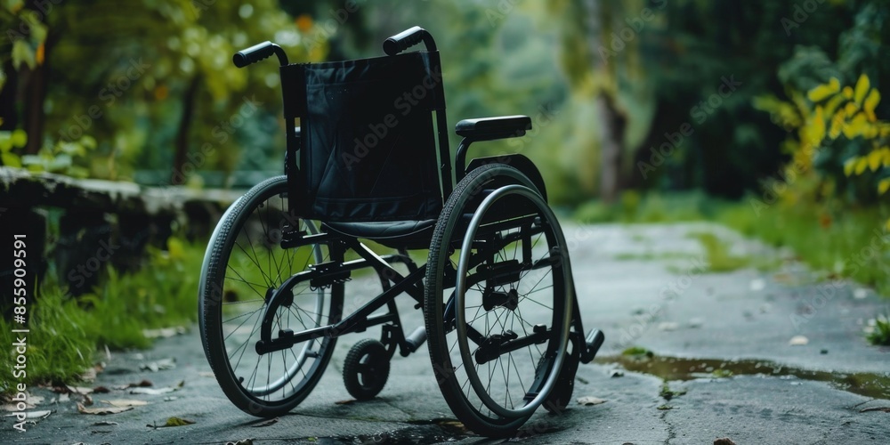 Wheelchair and Disabled Person Concept, Highlighting Disability ...