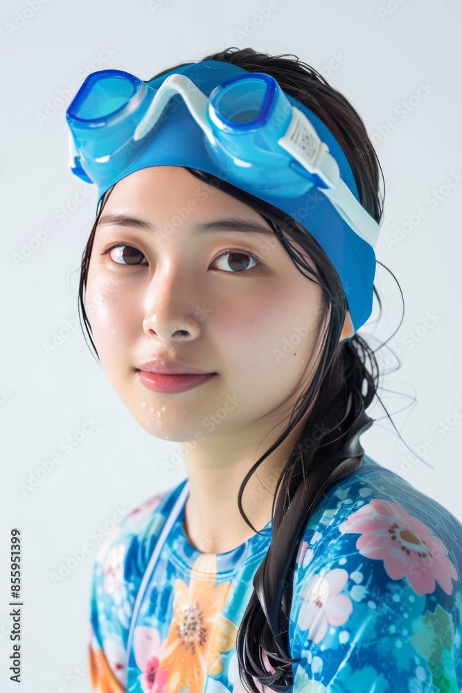 Swimming Instructor - A Japanese pretty young women super model ...