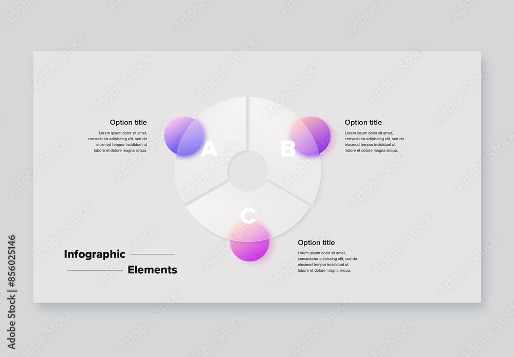 3 Step Workflow Infographic Stock Template | Adobe Stock