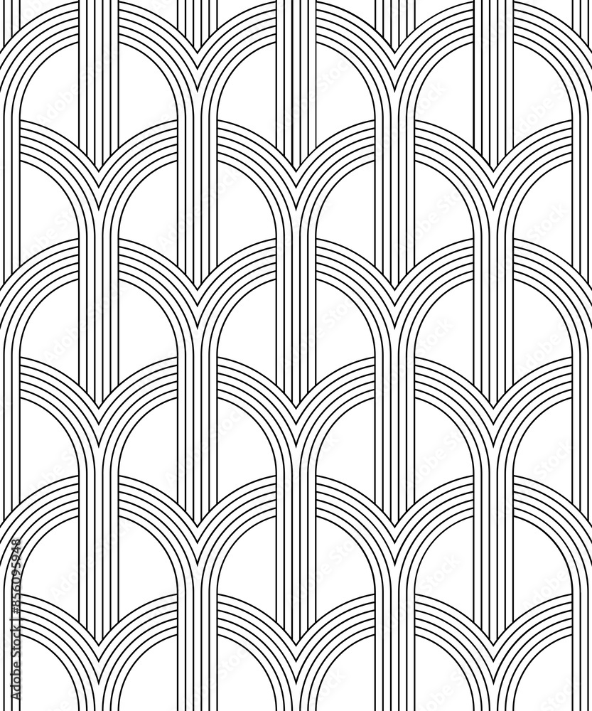 Vector seamless texture. Modern geometric background. A mesh of fine ...