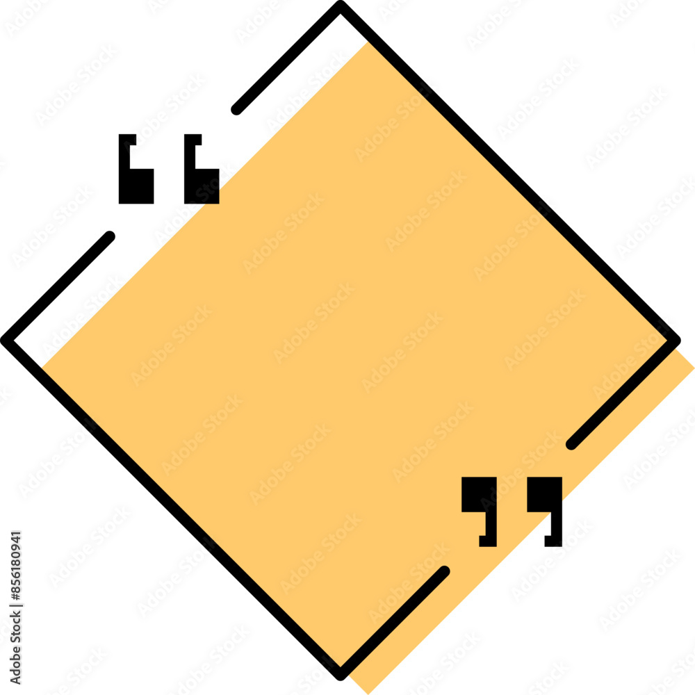 Quote Box Frame. Texting Quote Box. Quote Symbol and Mark Quote ...