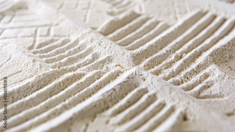 Abstract textured cross hatch pattern in Japanese Zen garden s white ...