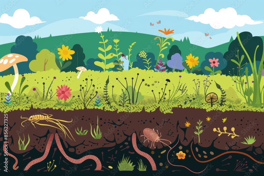soil health regeneration - microbes, earthworms working together to ...