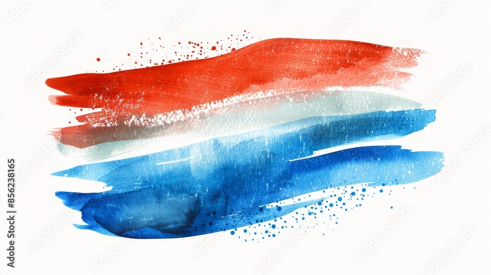 Netherlands background banner pattern template - Abstract watercolor ...