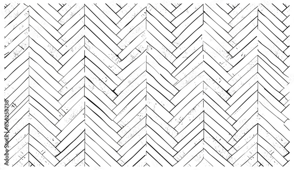 seamless pattern drawing, herringbone brick vector texture. cad pattern ...