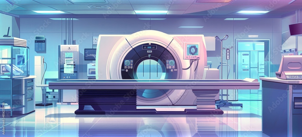 Advanced CT Scan Machine in StateoftheArt Hospital Lab CuttingEdge ...