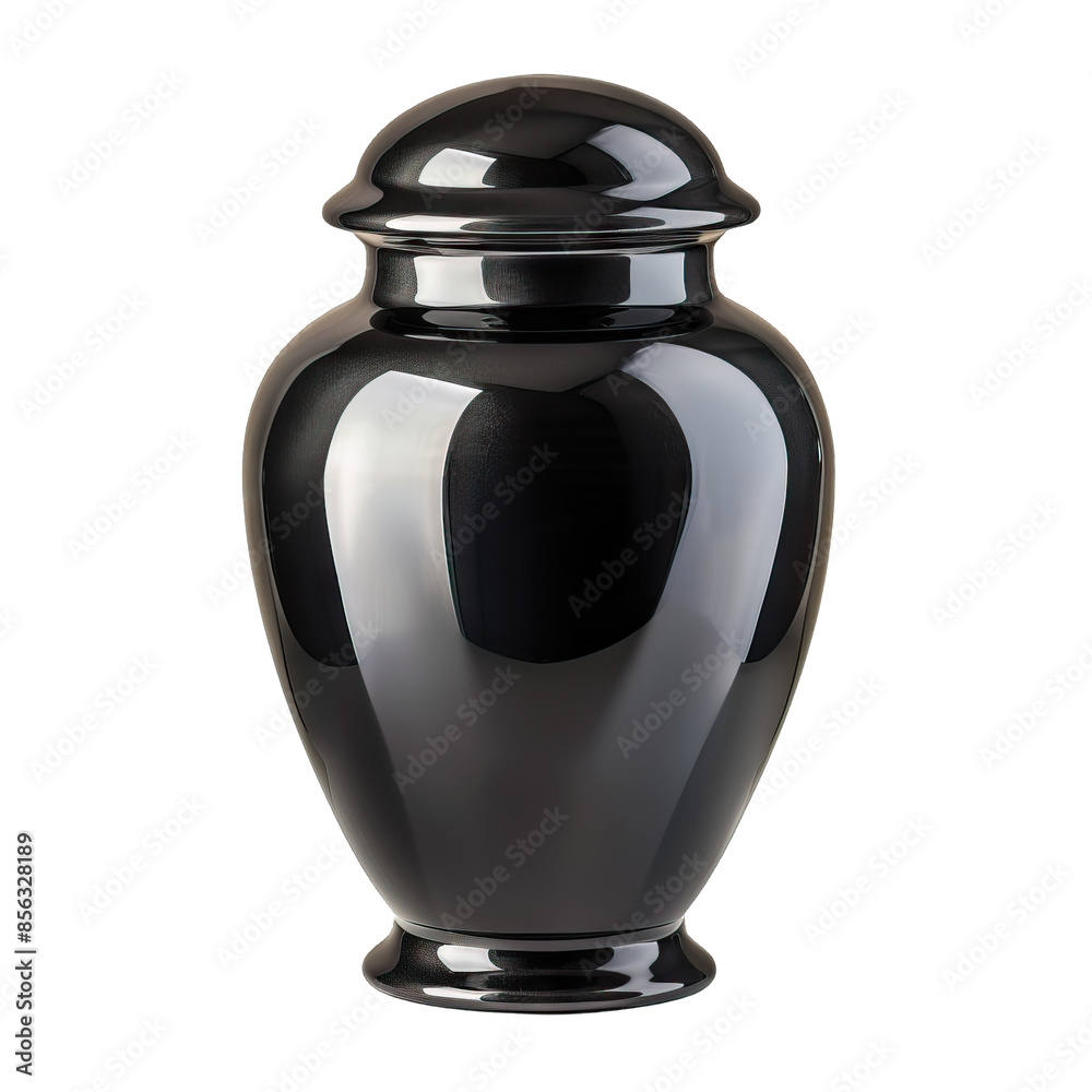 Weather resistant urn for storing cremated remains, for preserving the ...