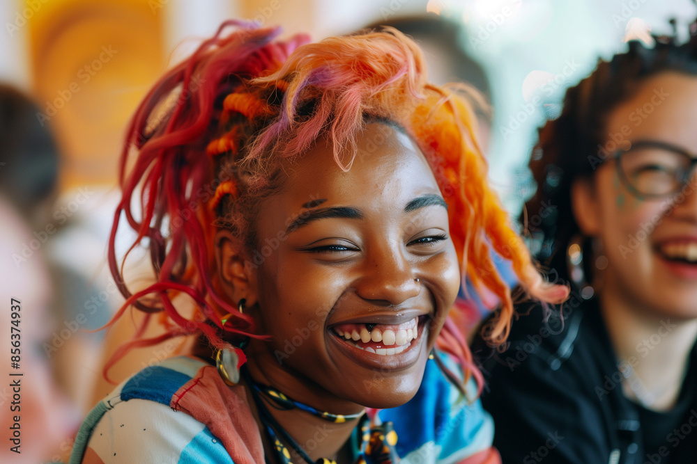 Diverse and inclusive multiethnic group of business colleagues smiling ...