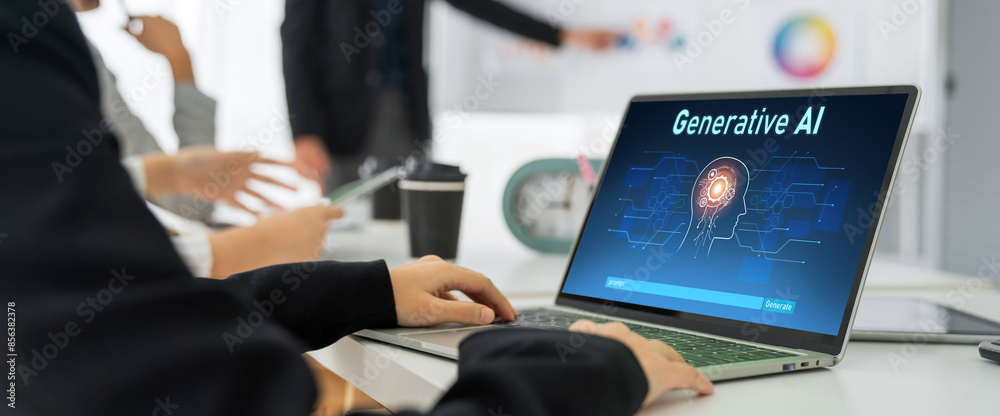 Foto de Generative AI virtual assistant tools for prompt engineer and ...