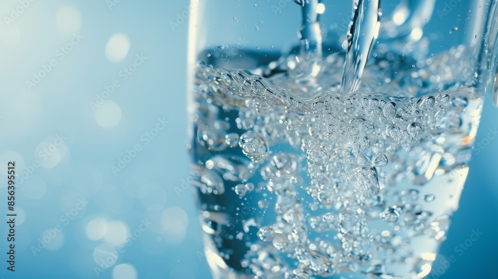 In this water purification concept, clean and tasty water is shown ...