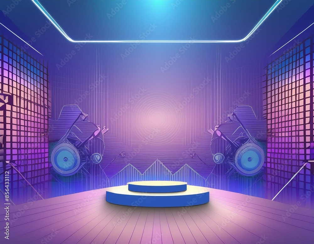 design platform studio background illustration creative digital ...