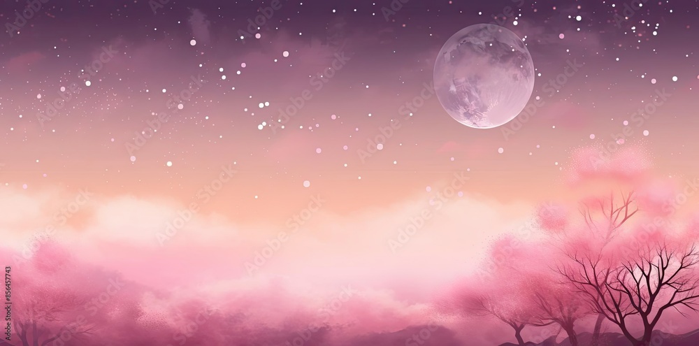 cute desktop background pictures of a serene landscape featuring bare ...