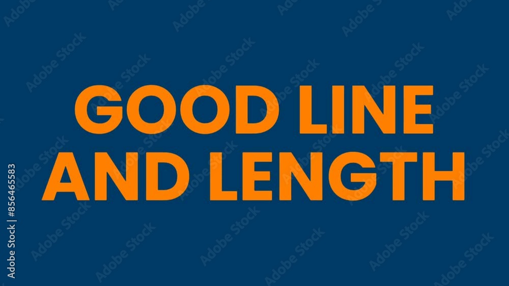 Good line and length - Seamless looping text animation with orange text ...